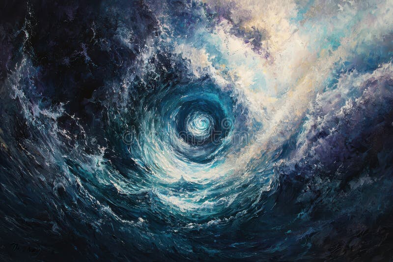 Dramatic Ocean Vortex Capturing the Power and Beauty of Natural Forces ...