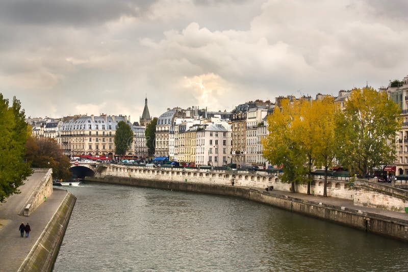 Dramatic Paris scene stock photo. Image of architecture - 25467858