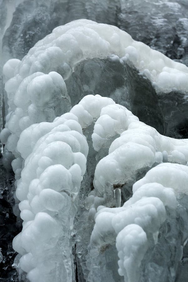 Dramatic Patterns in the Ice at Blackledge Falls Park, Connecticut ...