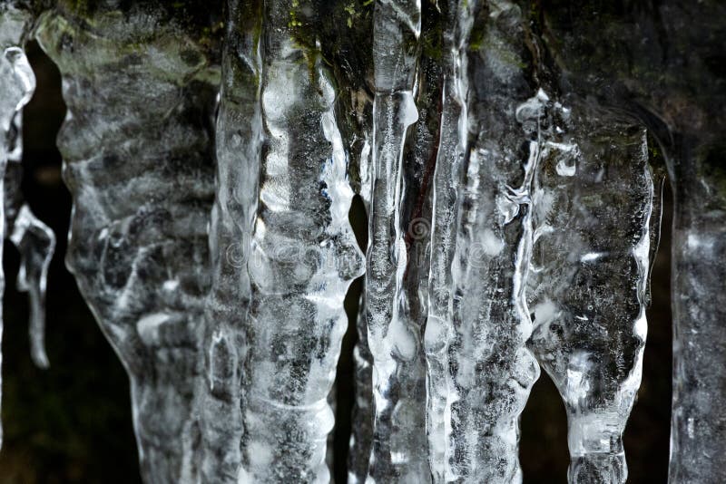 Dramatic Patterns in the Ice at Blackledge Falls Park, Connecticut ...
