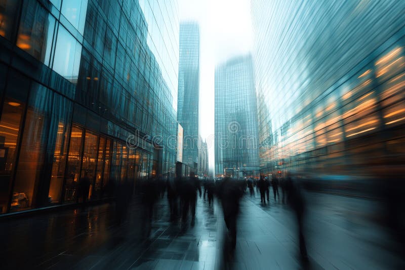 A Dramatic Perspective of a Large Corporate Building, Showcasing the ...