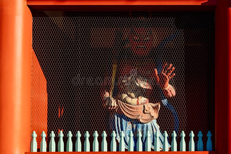 Dramatic Play of Light and Shadow Enhances the Fierce Expression of a ...