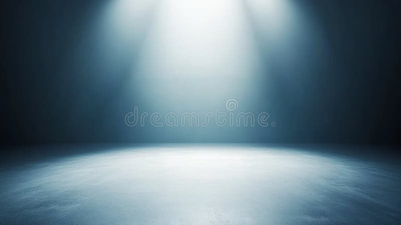 Dramatic Play of Light and Shadow, a Room Illuminated by Ceiling Light ...