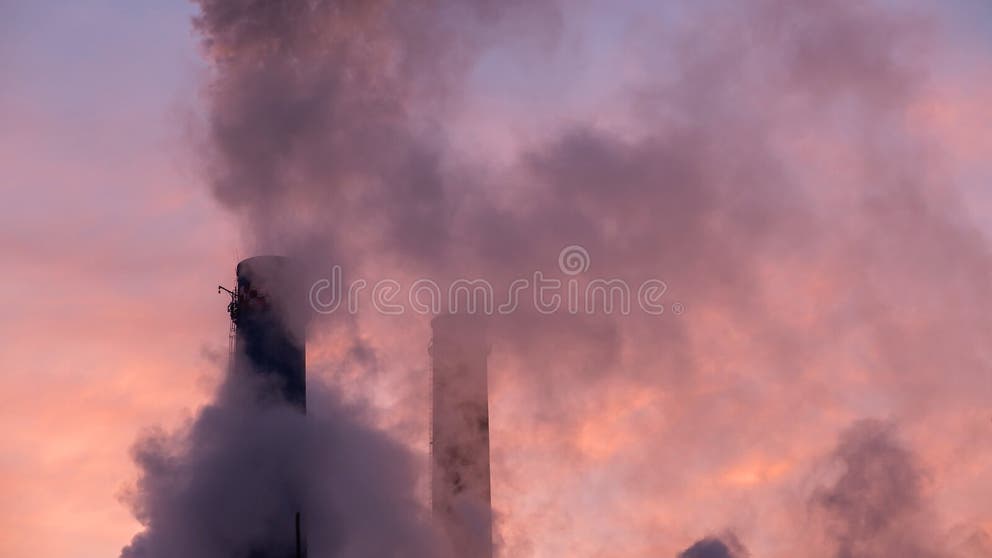 Dramatic pollution sky stock photo. Image of discharge - 50590796