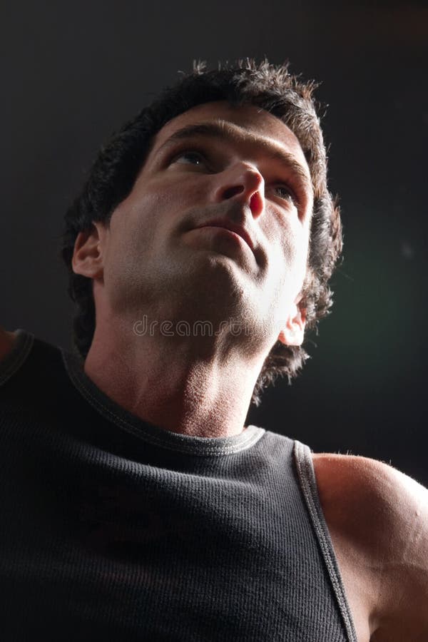 Dramatic Portrait of Man stock image. Image of dramatic - 2563457
