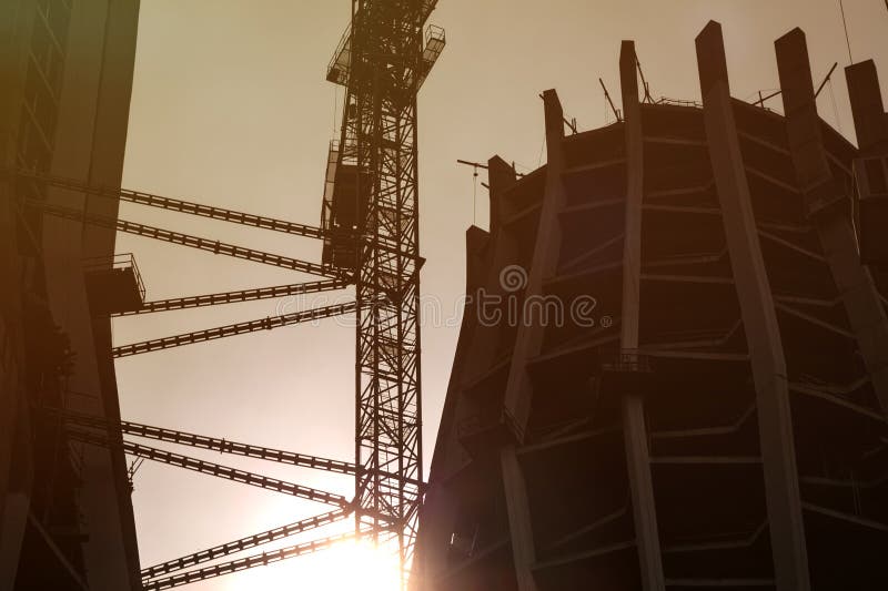 Dramatic Processing. Construction of a New Modern Residential Complex ...