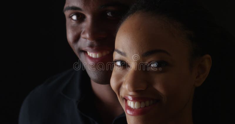 Dramatic Rack Focus between Two Young African Americans Stock Video ...