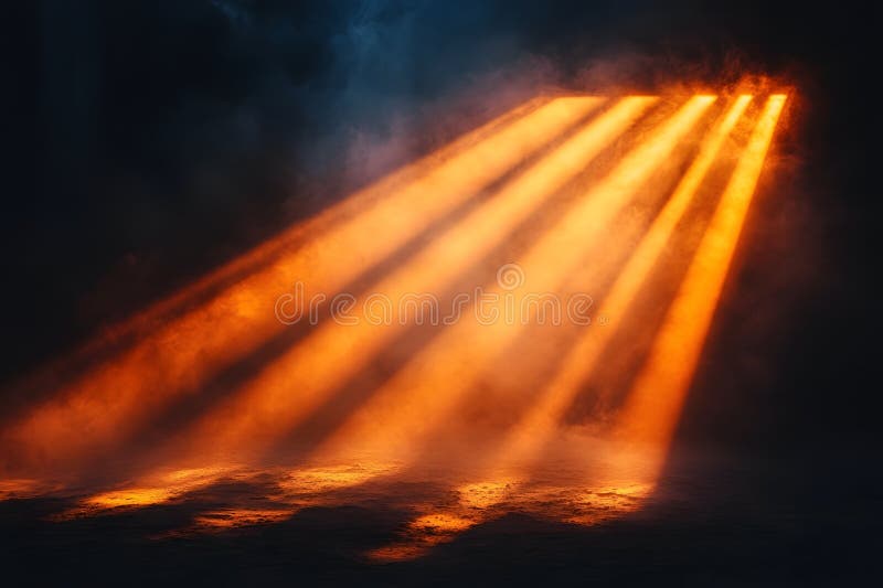 Radiant Sunlight Streaming through Darkness - Mystical Atmosphere for ...