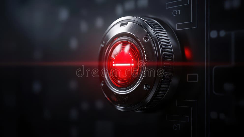 Dramatic Red Light on Black Background, Study in Contrast and ...