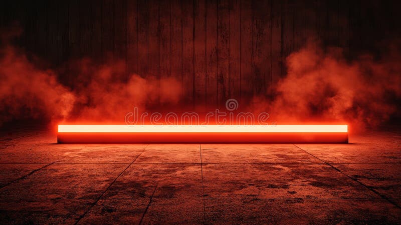 Dramatic Red Light Piercing the Darkness, a Striking Visual for ...
