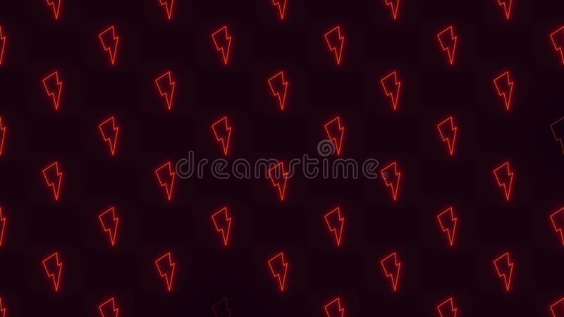 Dramatic Red Lightning Bolt Pattern Wallpaper on Black Background Stock Footage - Video of ...
