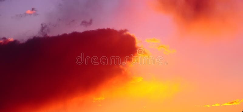 Dramatic Red Sky Sunset stock image. Image of abstract - 13461465