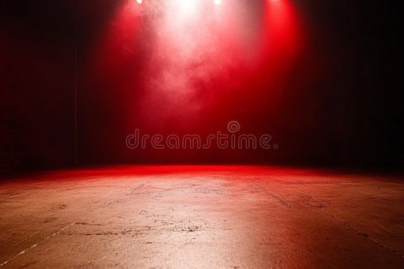Dramatic Red Stage Lighting Background Dramatic Red Studio Backdrop Red ...