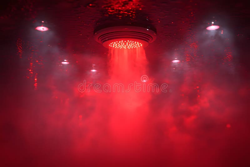 Dramatic Red Underwater Lighting Scene for Creative Design Generative ...