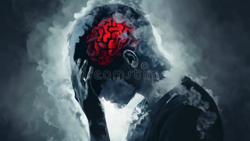 A Dramatic Representation of Intense Stress Manifests As Smoke and ...