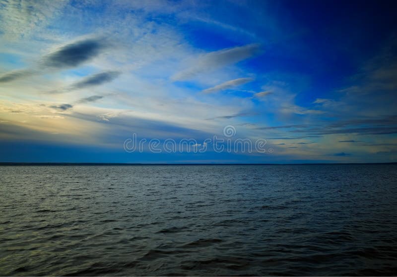 Dramatic River Forest Horizon Backdrop Stock Photo - Image of outdoor ...