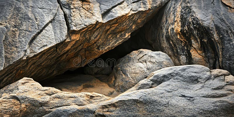 Dramatic Rock Formation a Textural Masterpiece Stock Illustration ...