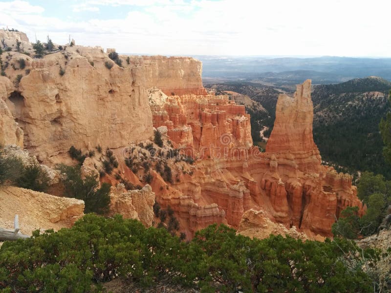 Dramatic Rock Formations at Bryce Canyon National Park Stock Photo ...