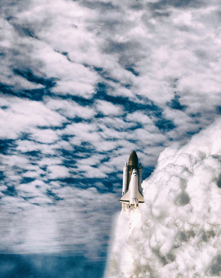 Dramatic Rocket Launch. the Elements of this Image Furnished by NASA ...