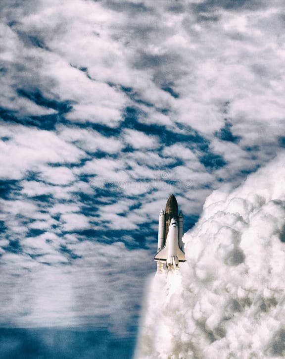 Dramatic Rocket Launch. the Elements of this Image Furnished by NASA ...