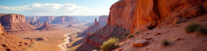 Dramatic Sandstone Cliffs, Challenging Ascent , Desert, Scenery Stock ...