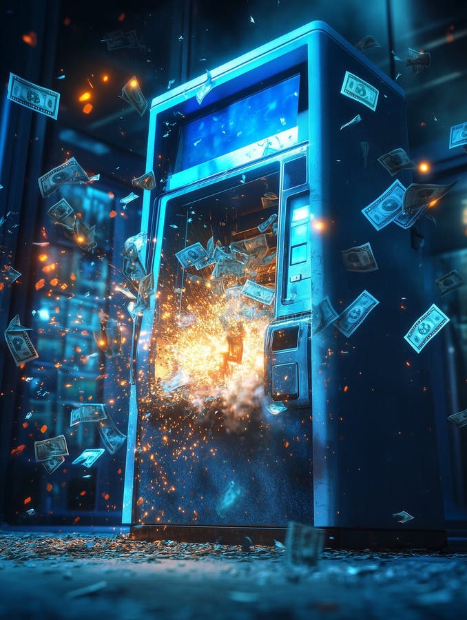 Dramatic Scene of Computer Components Undergoing Intense Overclocking ...