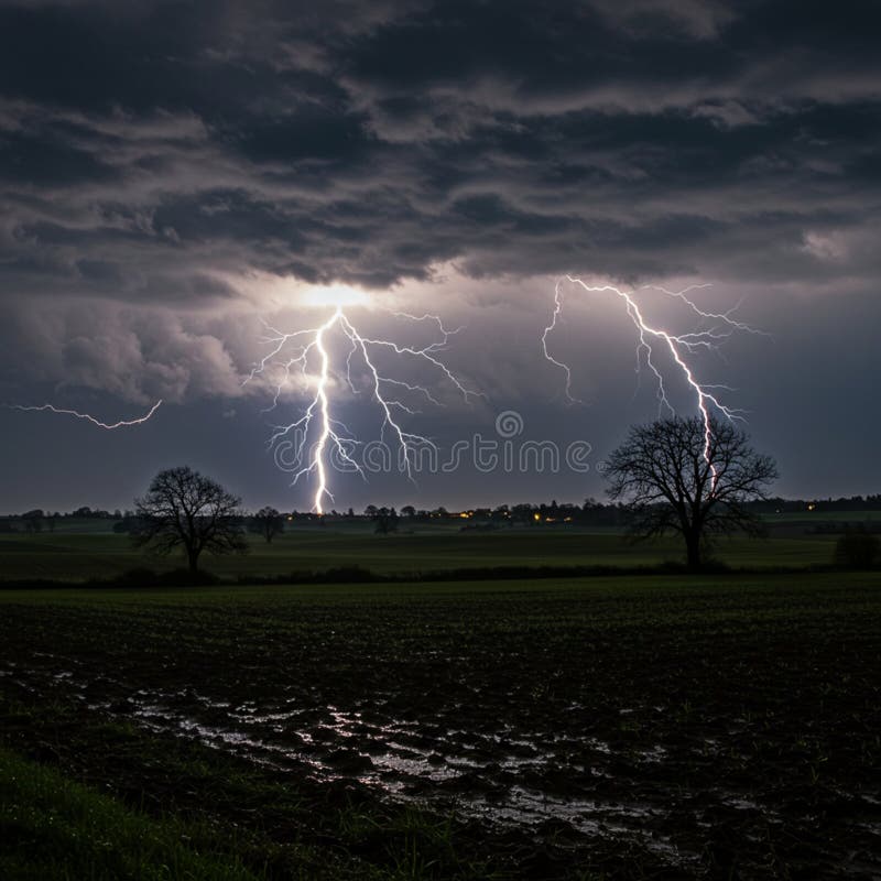 Multiple Visible Lightning Bolts Stock Illustrations – 79 Multiple ...