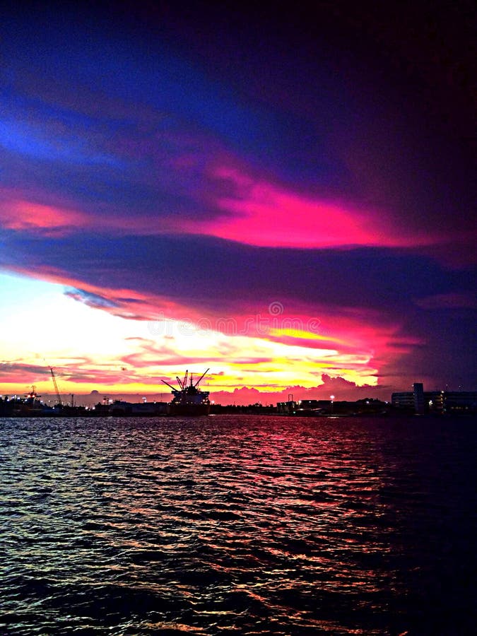 Dramatic scene stock photo. Image of enhanced, night - 72962472