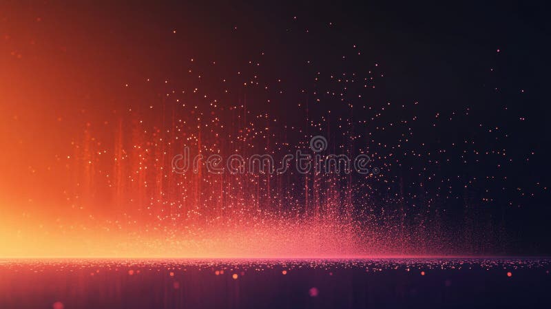 Dramatic Scene of Fireworks Exploding in Vibrant Hues at Night Stock ...