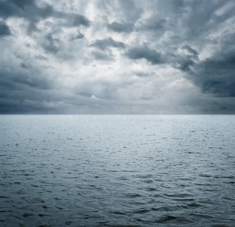 Dramatic ocean scene stock image. Image of nature, meteorology - 30149547