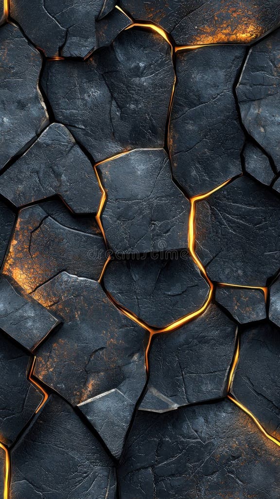 Dramatic Scene of Rocks Surrounded by Intense Flames Creating a Fiery ...