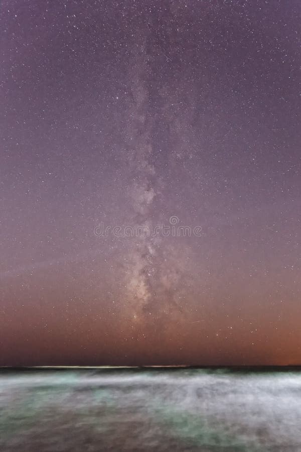 Dramatic Scenery of a Beautiful Sky Covered in Flashy Stars and Clouds ...