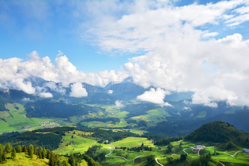 Dramatic Scenery in the Mountains Stock Image - Image of national ...