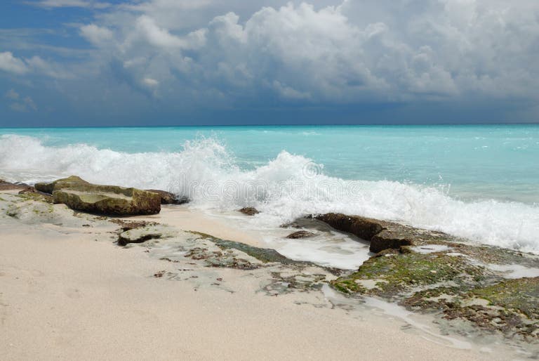 Dramatic seaside scenery stock image. Image of waves, coast - 3534907