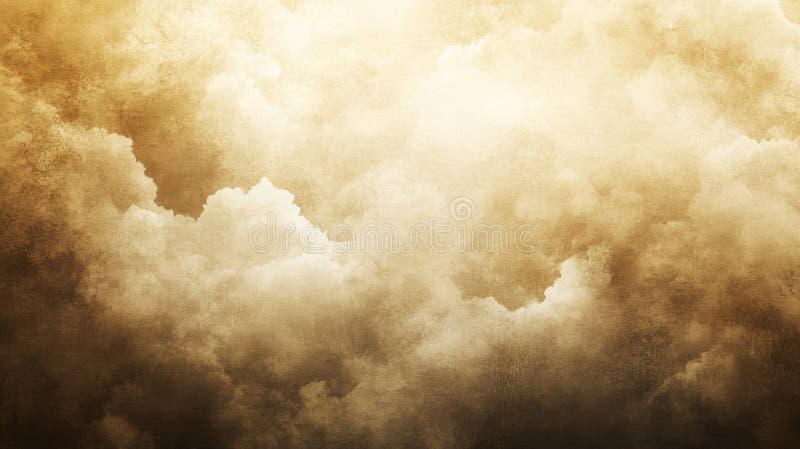 Dramatic Sepia Cloudscape: Brown and Gold Sky Texture Stock ...
