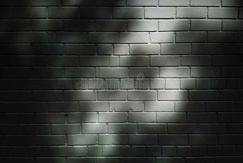 Dramatic Shadow on Bricked Street Wall Background Stock Image - Image ...