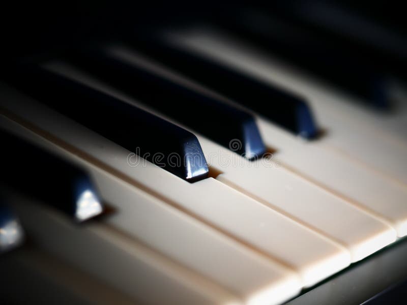 Dramatic Shot of the Piano Keys - Perfect for Wallpapers Stock Image ...
