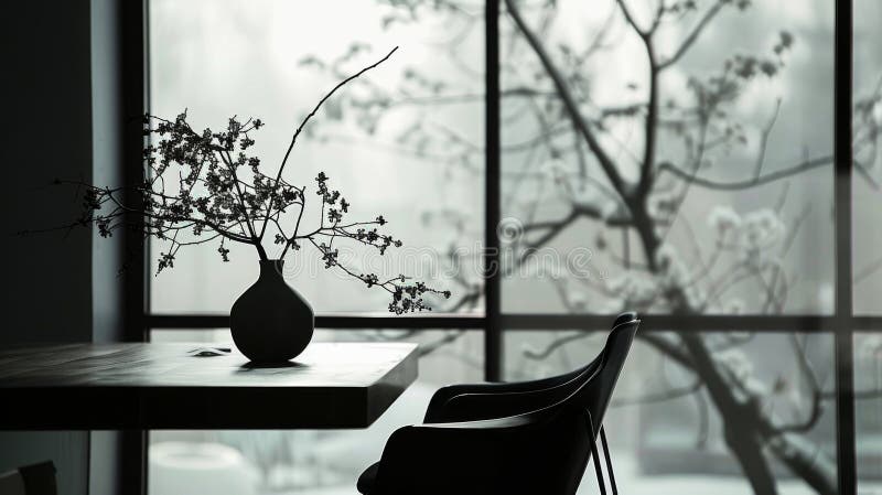 Dramatic Silhouette Highlighting the Simplicity and Elegance of ...