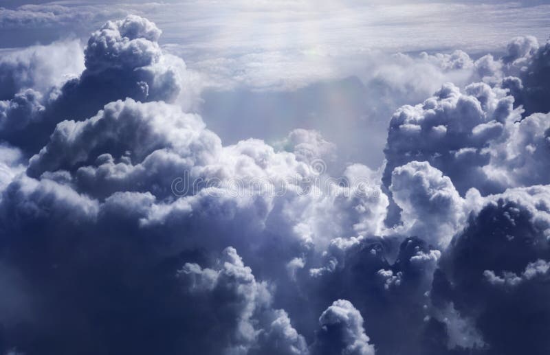 Dramatic blue sky stock photo. Image of idyllic, cloudscape - 17801334