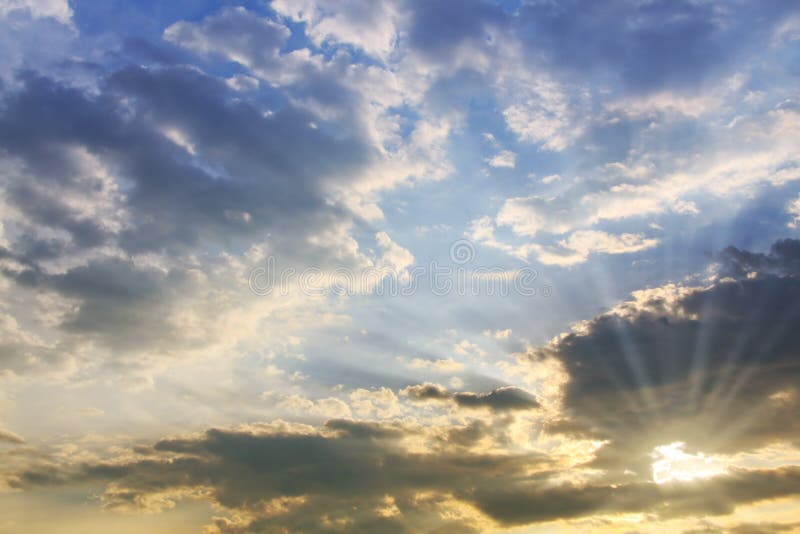 Dramatic sky stock image. Image of horizontal, dusk, illumination - 674163
