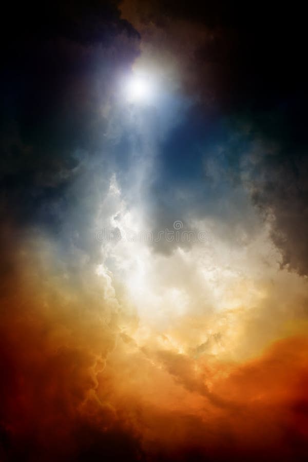 Dramatic sky stock image. Image of heaven, dark, night - 15615221