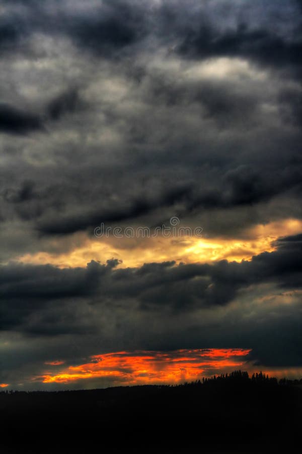 Dramatic sky stock image. Image of scene, overcast, cloudscape - 8871889