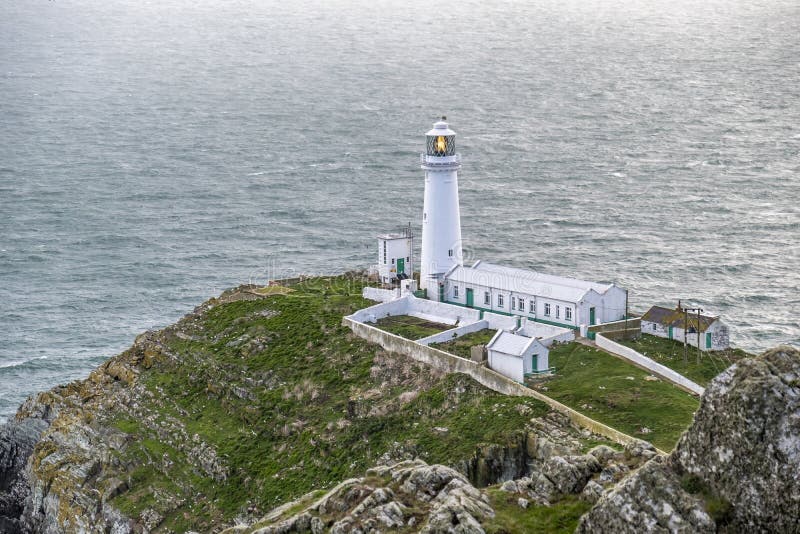 Dramatic Sky Above the Historic South Stack Lighthouse - Isle of ...