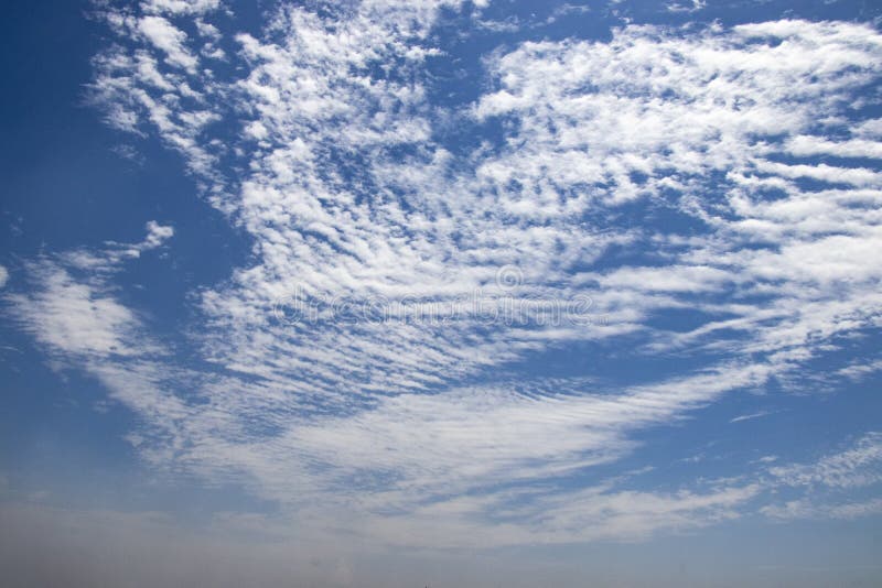 Dramatic Sky Background. Clouds in Blue Sky Stock Photo - Image of ...