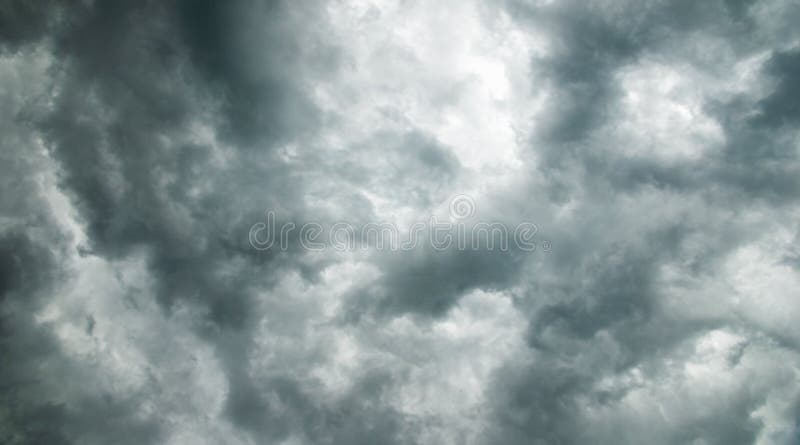 Dramatic Sky Background, Thunderclouds in Stormy Weather, Dark Gray Sky ...