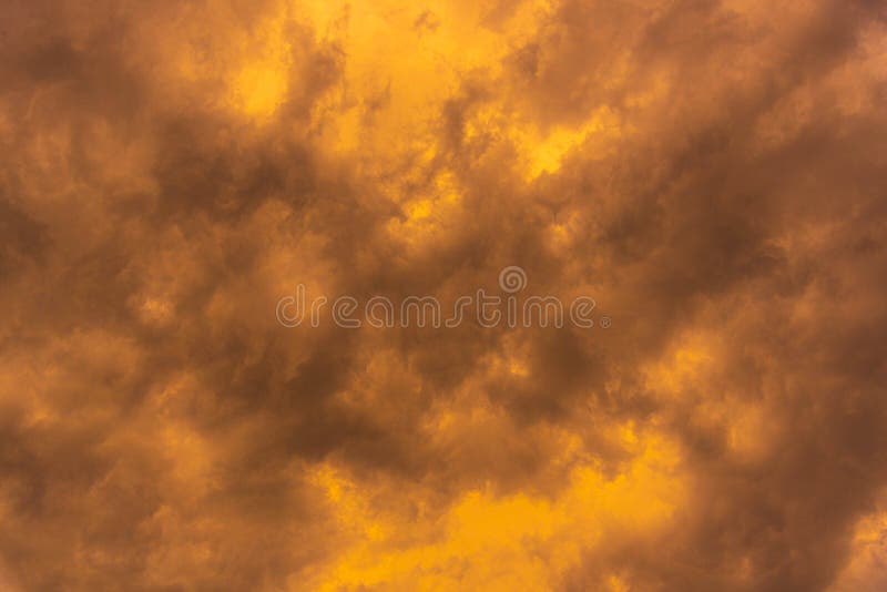 Dramatic Sky and Clouds at Dusk Stock Photo - Image of beautiful ...