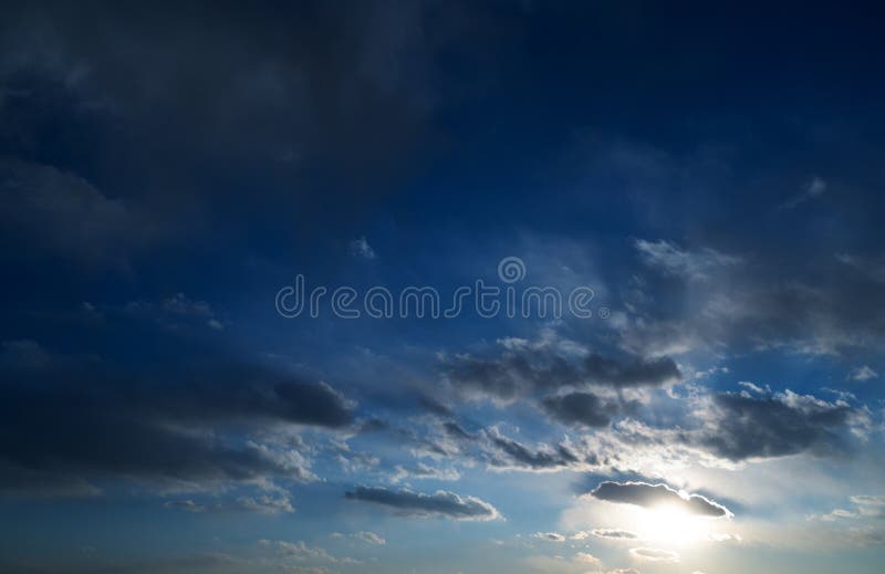 Dramatic Sky with Dark Clouds. Stock Photo - Image of vivid, artistic: 367919006
