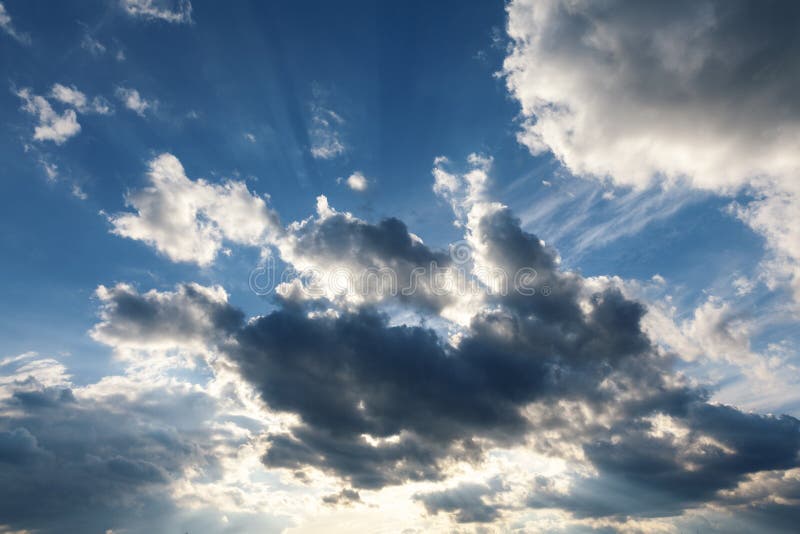 Dramatic sky and clouds stock image. Image of overcast - 184904521