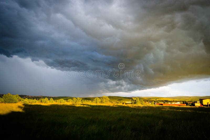 Dramatic Sky with Clouds before the Storm Stock Photo - Image of sunset ...