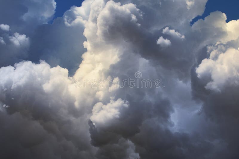 Dramatic Sky with Colored Steam from Factory Stock Image - Image of ...